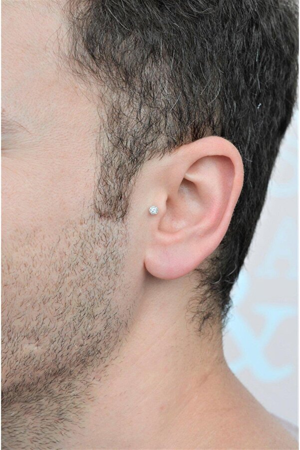 helix ring piercing male