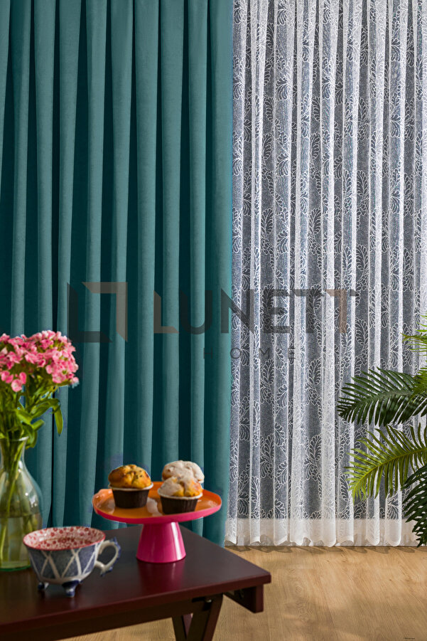 LUNETT HOME Off-The-Shelf Oil Color Pleatless Extra-Forced Flat ...