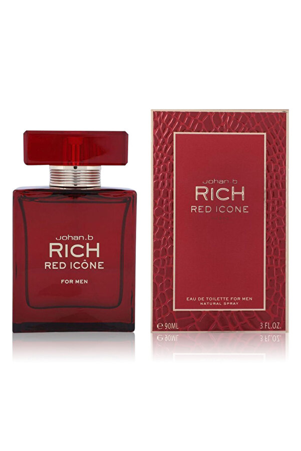 LEADING LINES Johan B. Rich Red Icon for Men, Eau de Toilette - 90 ml ...