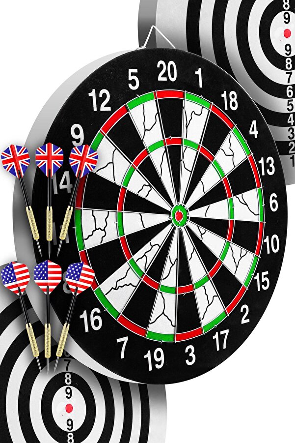 ALASTOR 18" Inch Semi-Professional Large Size Darts Set - 6 Arrows ...