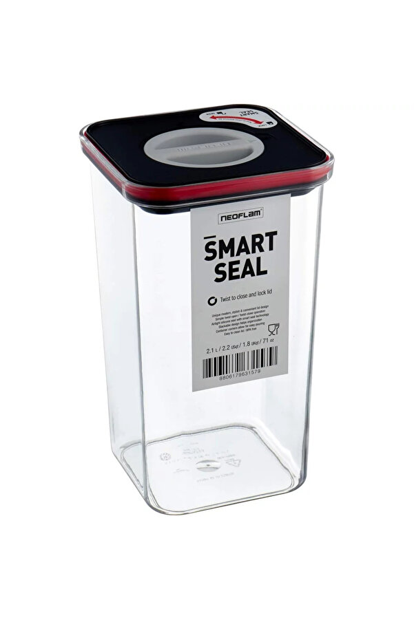 NEOFLAM High quality square Neoflam dry storage canister 2.10 liter ...