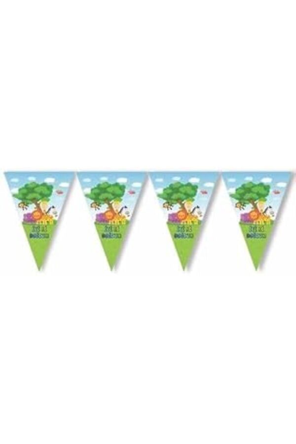 papercraft Safari Triangle Pennant - Trendyol