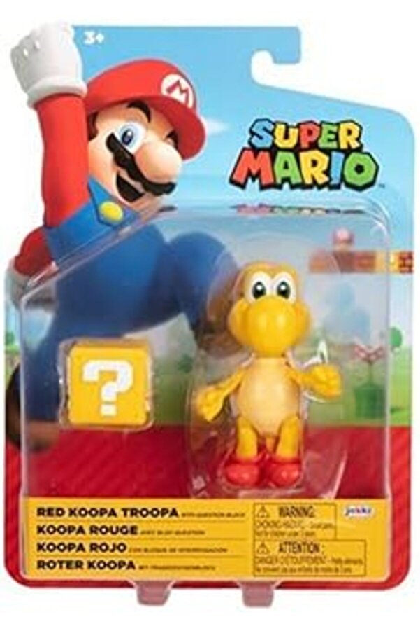 atesin online Super Mario Red Koopa Troopa Action Figure - 10,16 cm ...