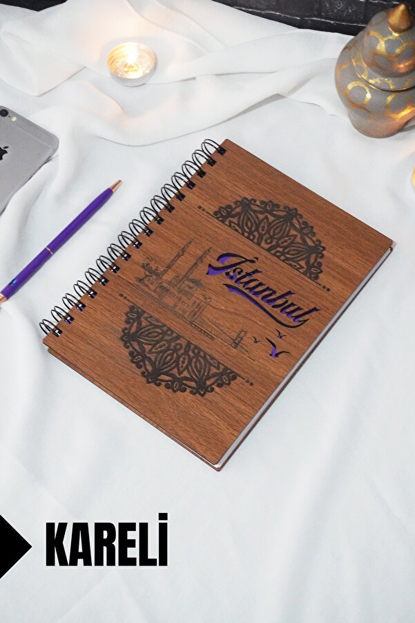 markcat Istanbul Themed Agenda and School Notebook - Checked Notebook ...