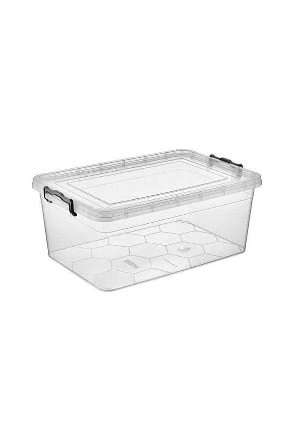 KOZART Transparent Toy Box Storage Container with Honeycomb Lock 14 Lt ...
