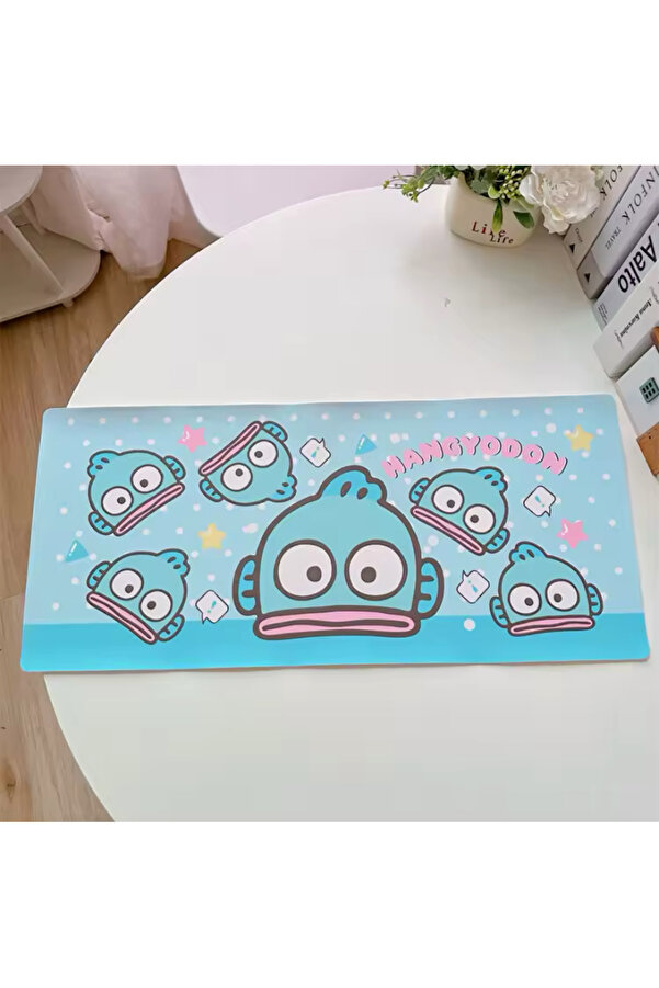 synshop Sanrio Hangyodon Kawaii Kuromi Mouse Desktop Mat Keyboard Mouse ...