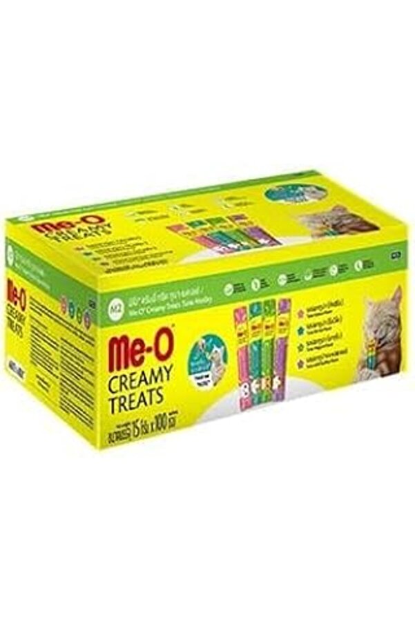 roztomily Me-O Tuna Mix- M2 Cat Cream Treat Box 100X15 Gr - Trendyol