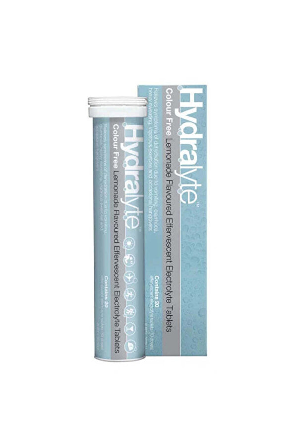 Hydralyte Effervescent Colour Free Lemonade 20s - Trendyol