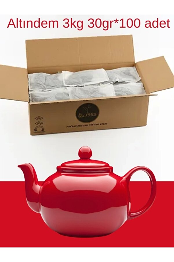 TEA1986 Gold Teapot Bag 30g * 100Pcs 3kg - Trendyol