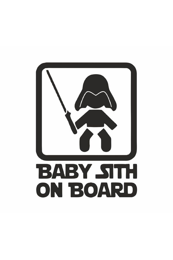 HEDİYENE BAK Стикери за стена с емблема на кола Baby Sith, декоративни ...