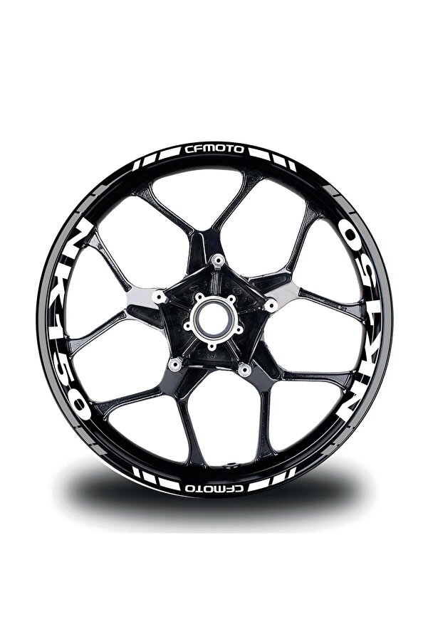 DesingONB Cfmoto 150Nk Team Wheel Rim Sticker Label Model Gray Color ...