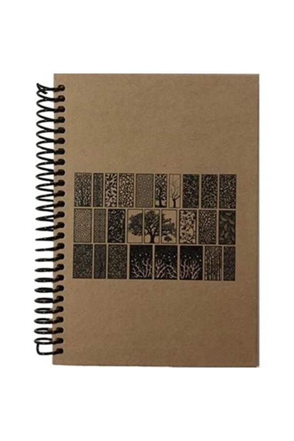Tokaç Stationery Kit and 16X23 Kraft Spiral Notebook 100 Yp. Checkered ...