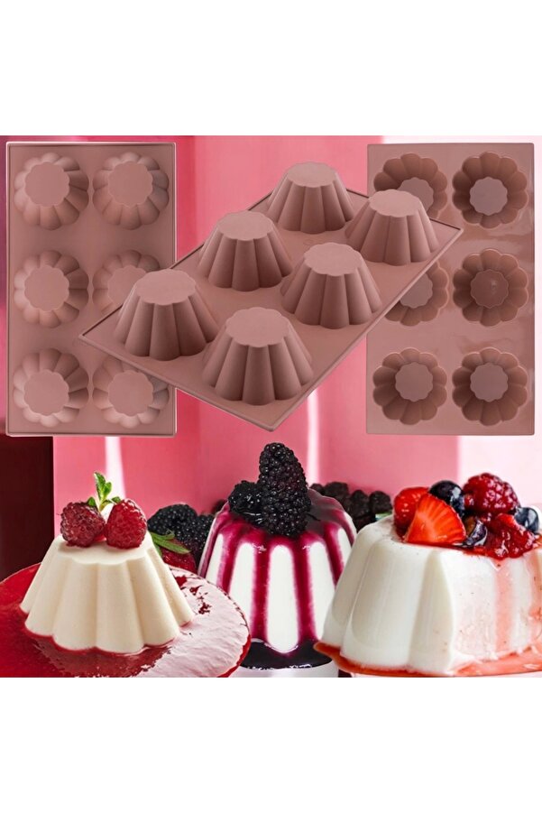 Silicolife Silicone 6-Piece Clover Cake and Souffle Mold - Trendyol