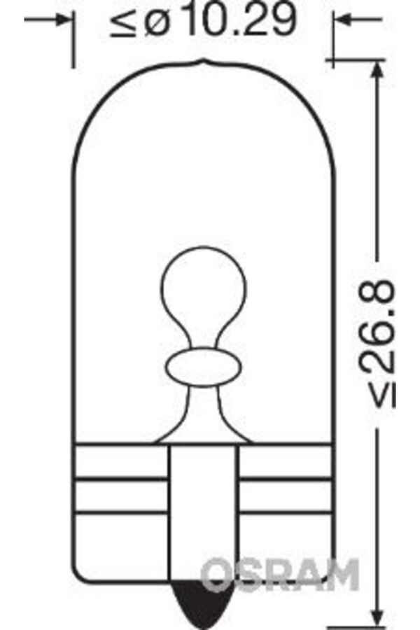 Osram Bulb 24V 5W Big Bottom Gosterge 2845 Fs10 - Trendyol