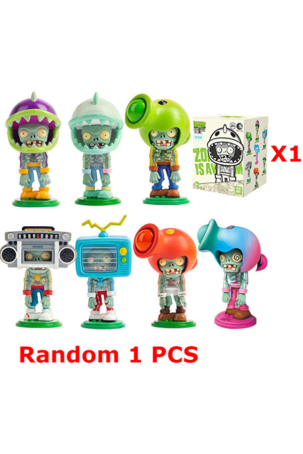 Choice Plants Vs Zombies Building Blocks Toy Surprise Blind Box Variety ...