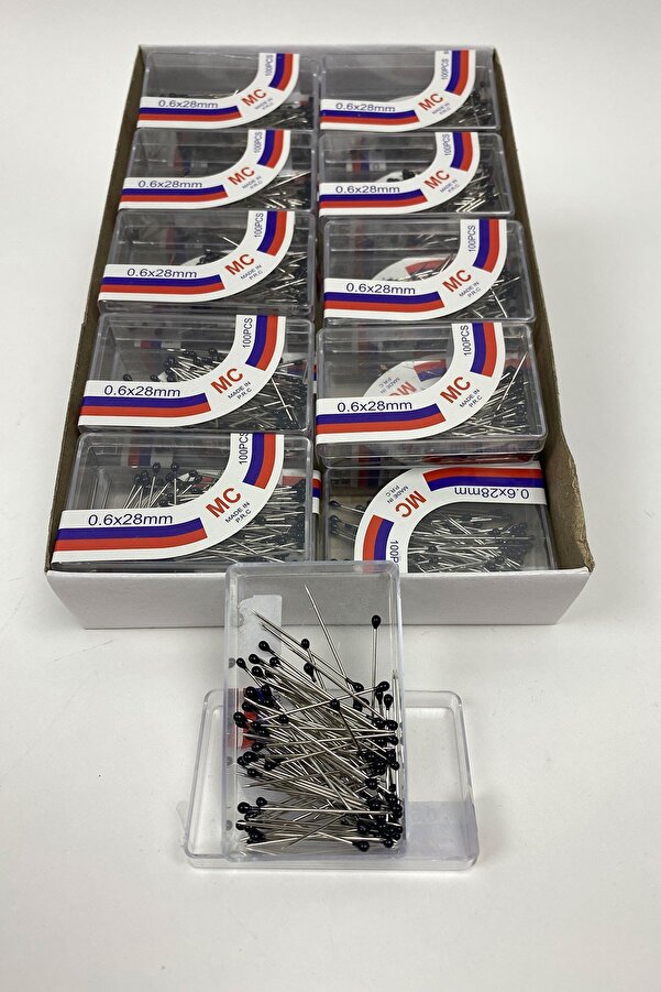 Hayalperest boncuk Black Headed Bulk Needle 100 Pieces 10 Boxes - Trendyol