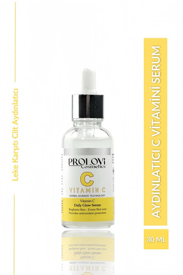 PROLOVİ COSMETİCS Vitamin C Lighting and Tone Equivalent Care Serum ...