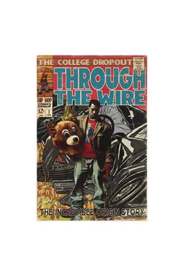 Choice Pop Rapper Kanye West Music Album Poster Aesthetic Hip Hop ...