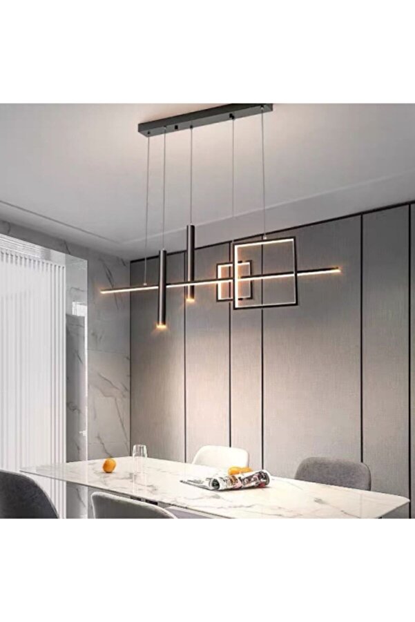 Ömür Avize Zodiac Modern Design White LED Chandelier- Trendyol