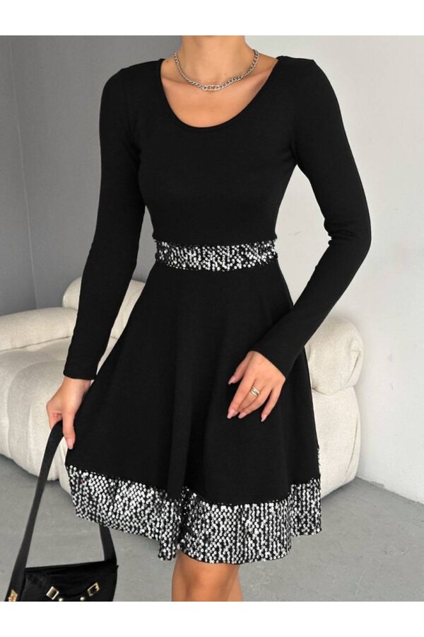 BEYD المرأة طاقم الرقبة الخصر وتنورة الترتر الترتر التفاصيل صفقة المنتج ...