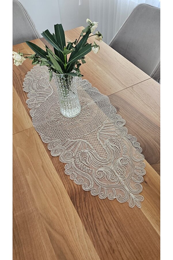 ZESA HOME Кольоровий тюлевий бігун з візерунком – Купуй на Trendyol