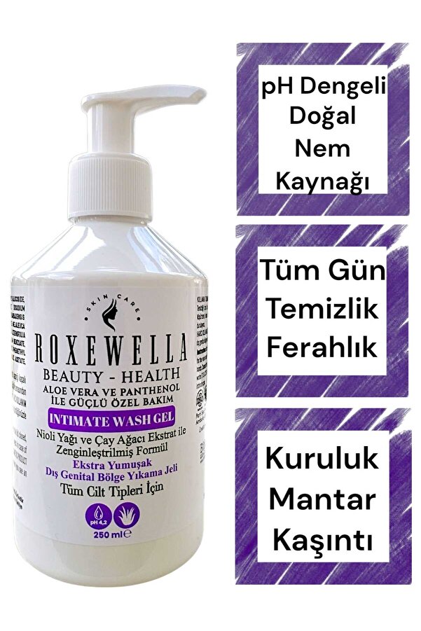 ROXEWELLA Intim Genital Area Washing Gel. Ph Balanced - Flow ...