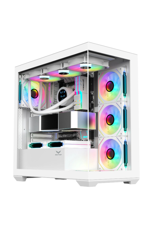 Thermo Tc4000 Tempered Glass Atx Mid Tower Gaming Computer Case White ...