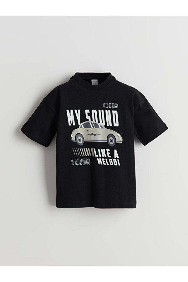 LC Waikiki New Season Crew Neck Printed Boys' T-Shirt - S5Jb32Z1- Trendyol