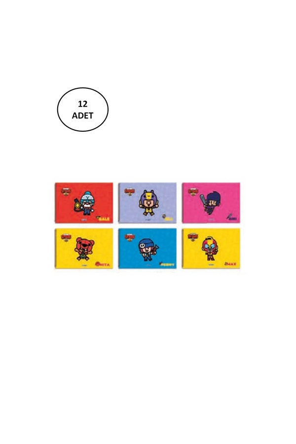 EGATOPTAN Brawl Stars Spiral Picture Notebook 25x35cm 15 Sheets (PACK ...