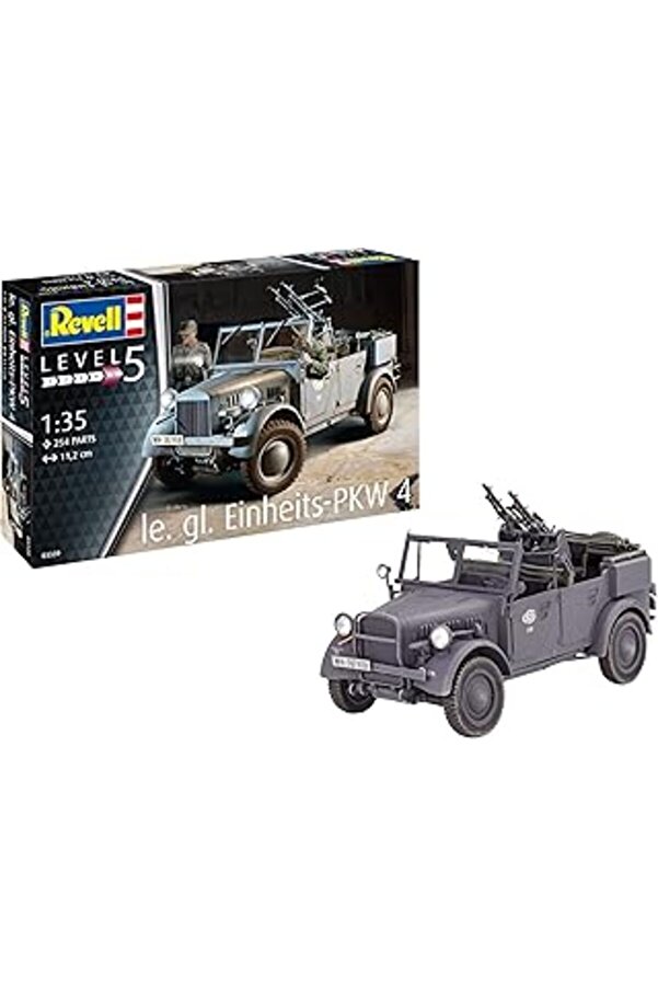 REVELL Einheits-Pkw 4 Model Military Car Kit- Trendyol