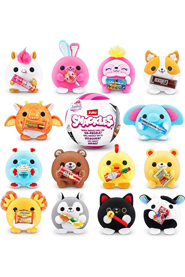 Zuru Snackles 5 Surprise Mini Brands Small Plush Series 1 - Trendyol