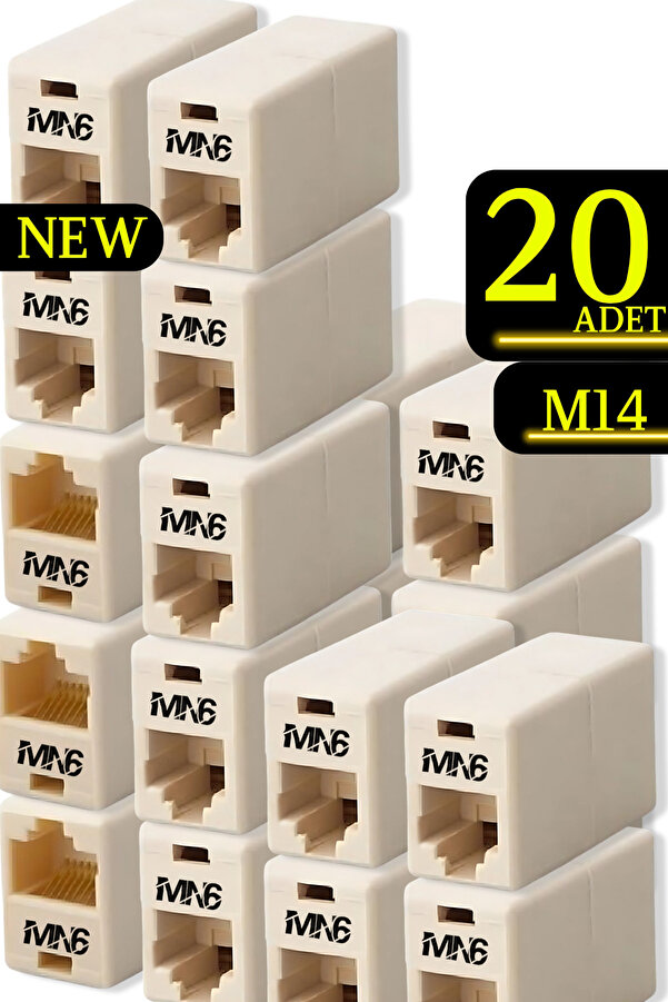 MN6 M14 Cable Combiner/20Pcs-Cat5/5E-Cat6-Compatible/Lan Cable Combiner ...