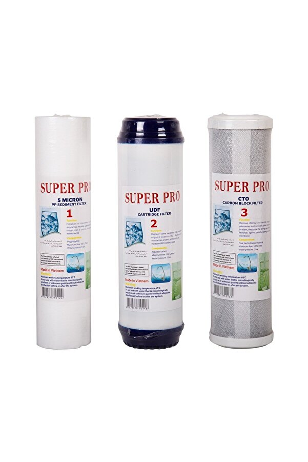 Superpro Filter Set 3 Stages Of Domestic Desalination Device- Trendyol