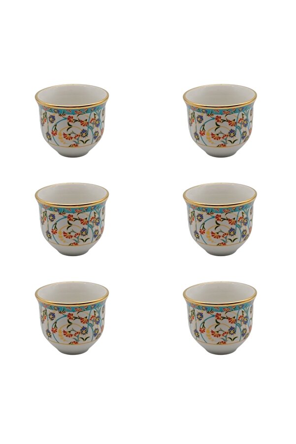 DUKKANI ISTANBUL Porcelain Gawa Cup Set 6-Piece Ivy - Trendyol