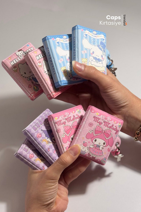 caps Sanrio Mini Lock Notebook Set - Hello Kitty, Cinnamoroll, My ...
