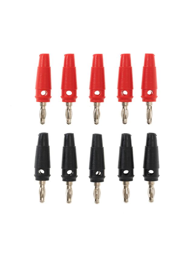 Choice 10Pcs 32A 4mm Banana Plugs Male Stackable Connector High Current ...