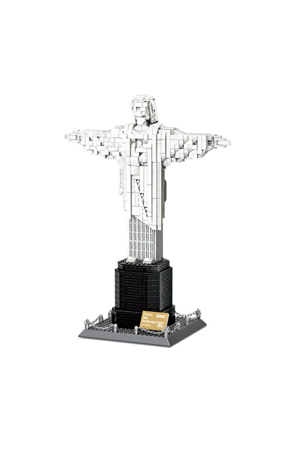 Choice 937 Pieces Bricks World Architecture Statue Of Christ The ...