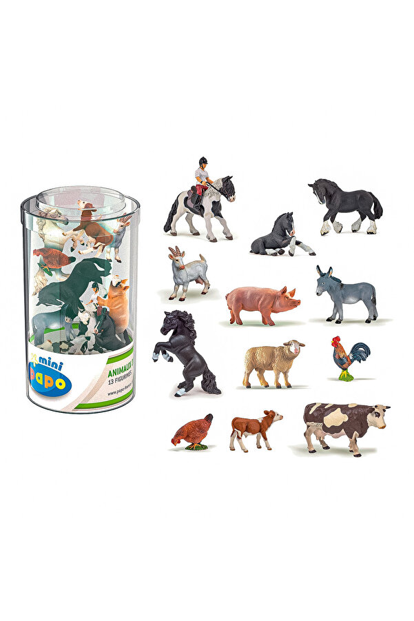 Papo Figurine Set 13 Farm Animal Minifigures- Trendyol