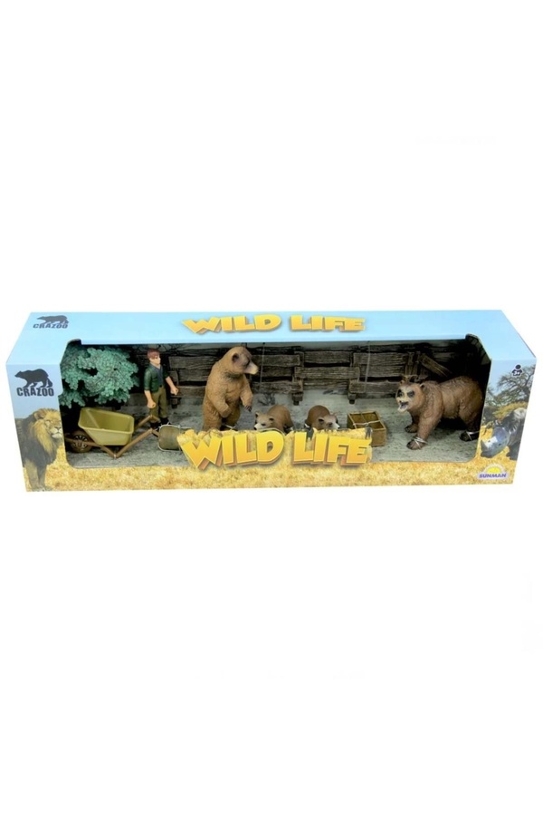 Basic Fun Farm World Wild Animals Play Set Series 2, Educational Animal ...