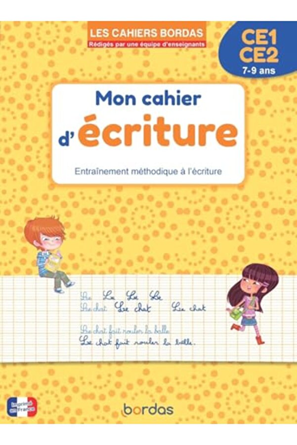 Bordas Les Cahiers Bordas - Mon Cahier Decriture Ce1-Ce2- Trendyol