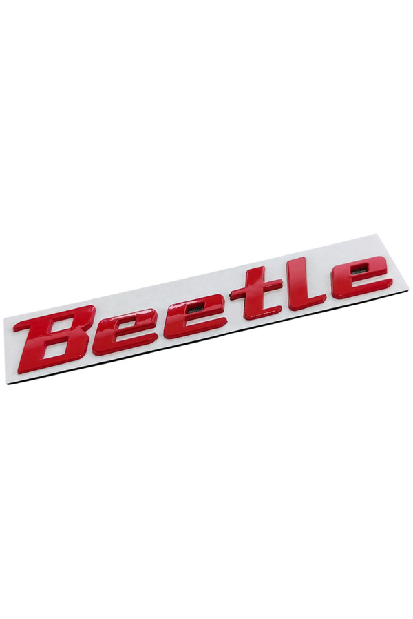 Choice Red 3d Metal Chrome Black Logo Beetle Emblem Letters Nameplate ...