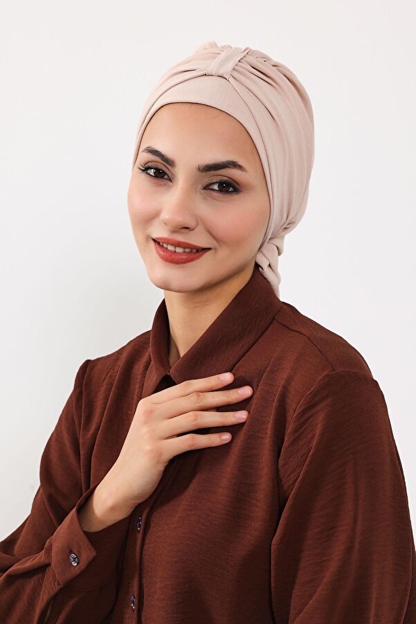 Aisha's Design Готов тюрбан с плат Aerobin - Ht-90- Trendyol