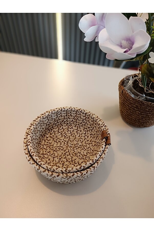 Home Set de 2 coșuri decorative și multifuncționale din plasă pentru ...