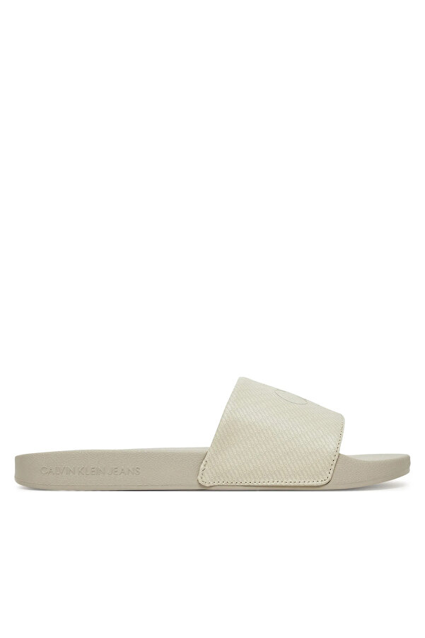 Calvin Klein Men's Rubber Sole Soft Texture Beige Slippers Ym0Ym01269 ...