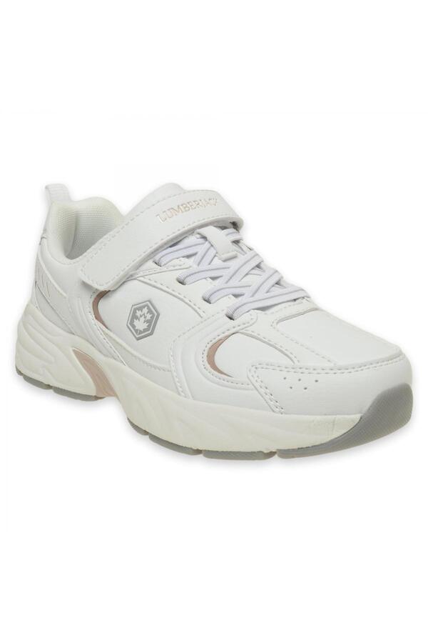 Lumberjack Детски спортни обувки Pol Pu Jr 4pr Sneaker, бели- Trendyol