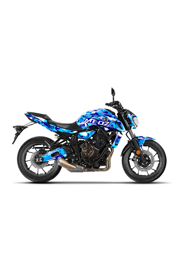 Run Grafik Shop YAMAHA MT 07 GEN2 КАМУФЛАЖНА ГРАФИЧНА КОМПЛЕКТ СТИКЕРИ ...