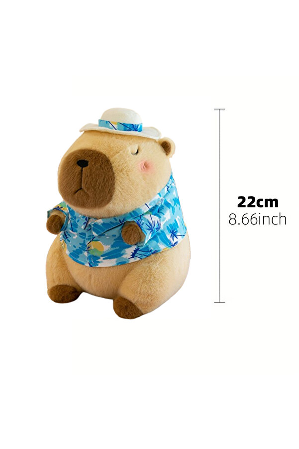 Choice Beach Blue Capybara Plush Series Summer Themed Capybara Plush ...