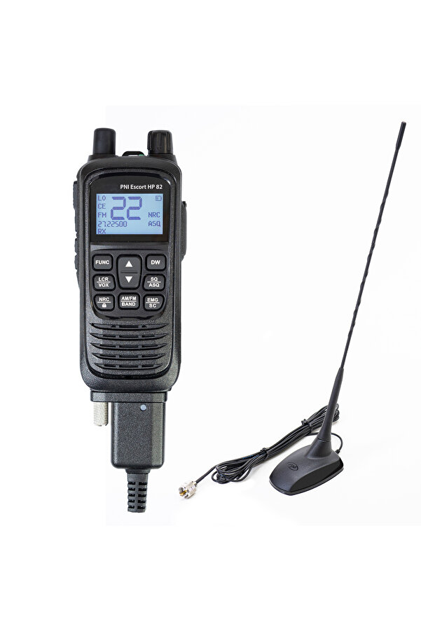 Pni Kit Statie Radio Cb Portabila Pni Hp 82 Multi Standard 4w 12v Am Fm ...