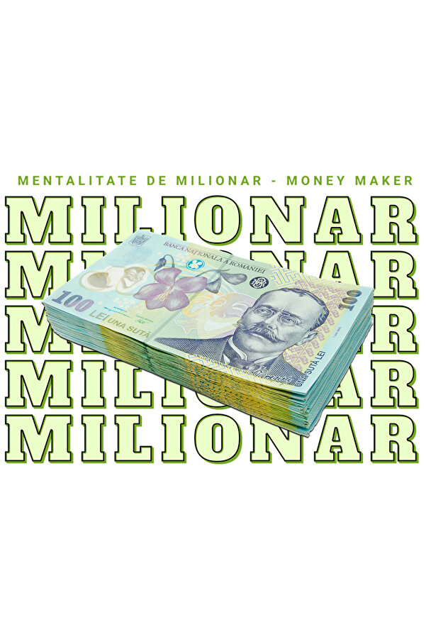 Storygift Romania Sticker Millionaire 100 Romanian Lei With White ...