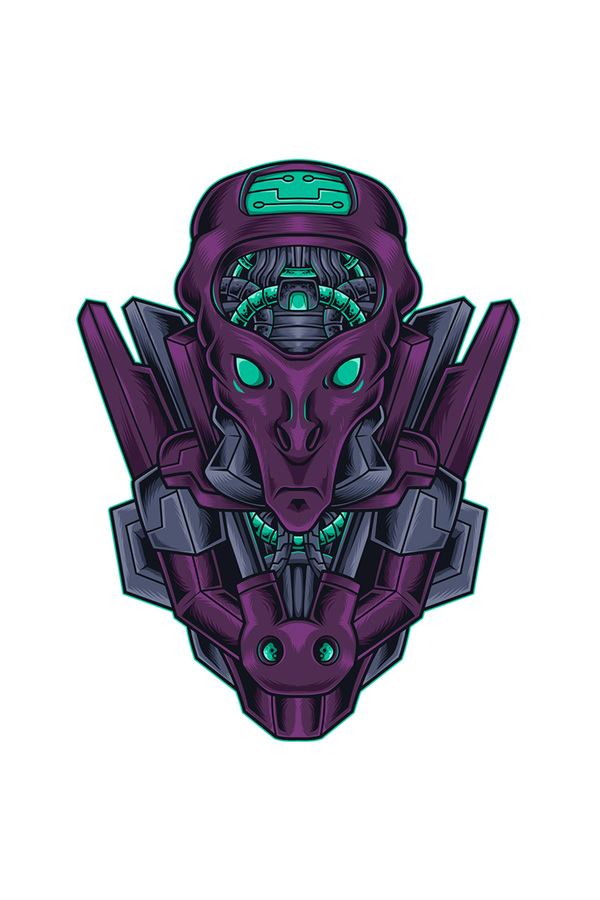 StoryGift Romania Sticker Cu Extraterestru, Mecha, Robot, Cabluri, Sci ...